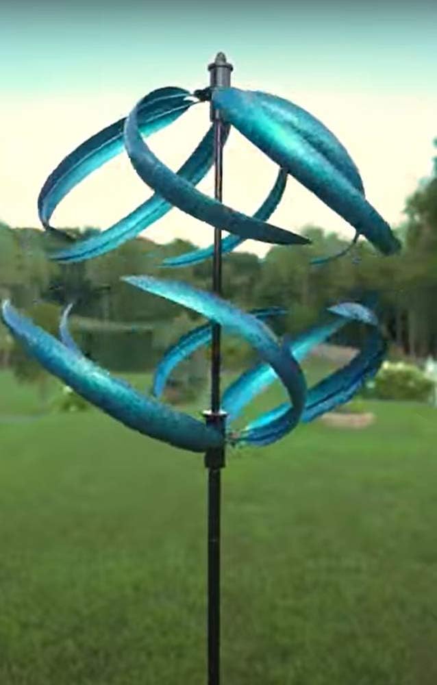 Amazon.com: Ancient Graffiti Kinetic Dual Flower Spinner, 87 : Patio ...