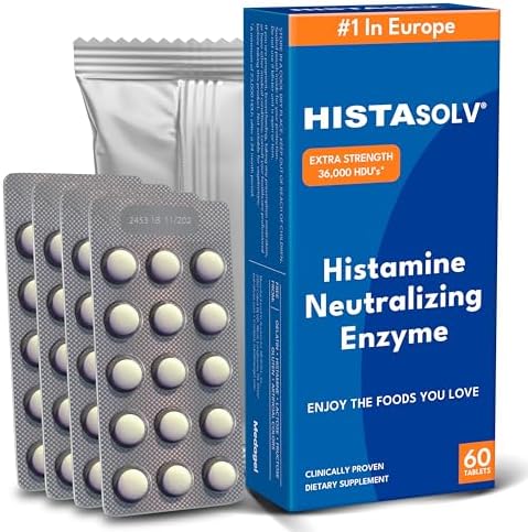 Amazon.com: Medagel HISTAsolv Extra Strength DAO Enzyme Supplement for ...
