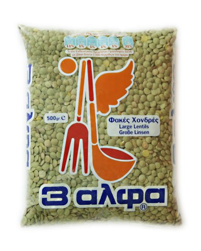 Amazon.com : Greek Large Lentils (3alpha) 500g : Grocery & Gourmet Food