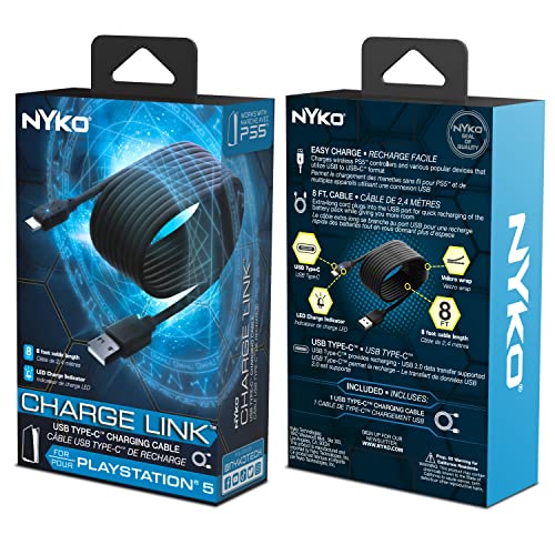 Snapklik.com : NykoCharge Link - 8 Ft USB-C Charge Cable Compatible
