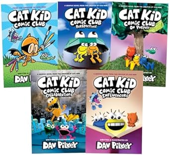Cat Kid Comic Club Series 5 Books Set - Cat Kid Comic Club ...