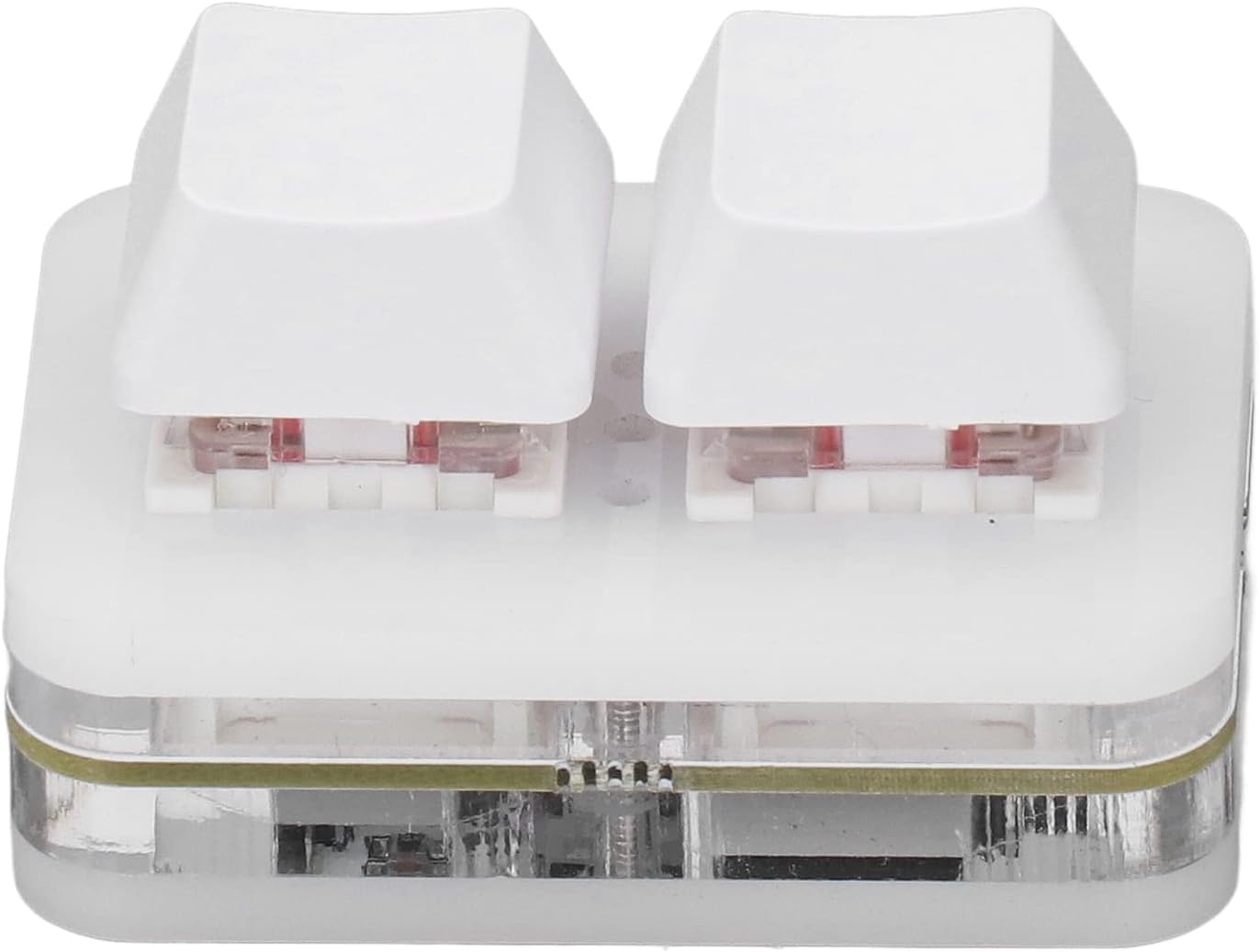 GOWENIC Keypad 2 Keys, Red axis Gaming USB Mechanical Keyboard, Hotswap ...