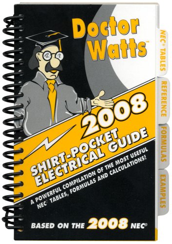 Dr Watts Pocket Electrical Guide 2008: M. Shapiro: 9781933345031 ...