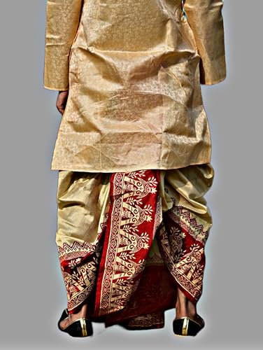 Stylish Printed Combination Mayur Puchha Dhoti - Price History