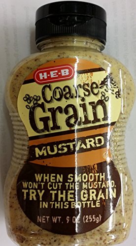 Amazon.com: HEB Coarse Grain Mustard 9 Oz (Pack of 4) : Grocery ...