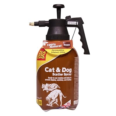 The Big Cheese Cat & Dog Scatter Spray STV624, Garden Cat Repeller ...