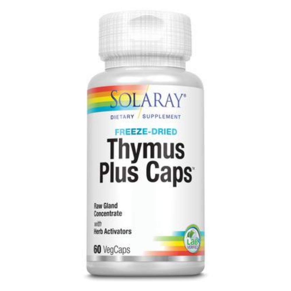 Solaray Thymus Plus Caps, 60 Caps : Amazon.in: Health & Personal Care
