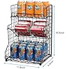 Amazon.com: X-cosrack 3-Tier Snack Organizer Rack Bins with Adjustable ...