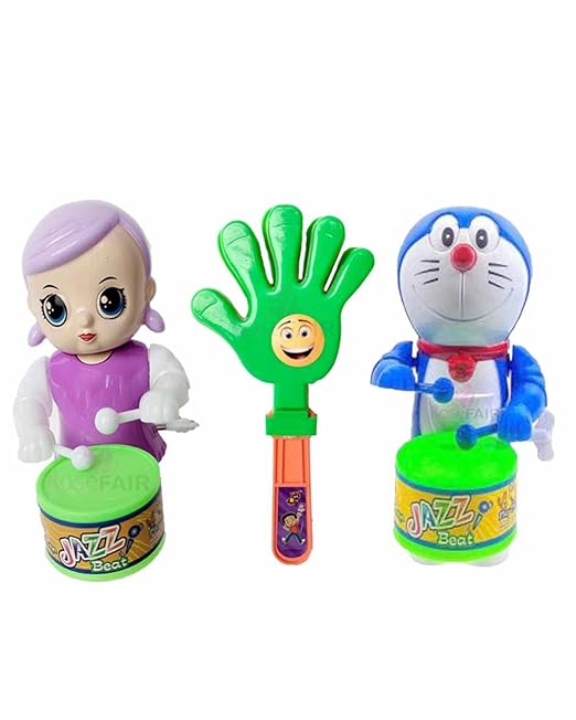 PRIMEFAIR Key Operated Cute Drummer Toy with Noisemakers Favors Concert ...