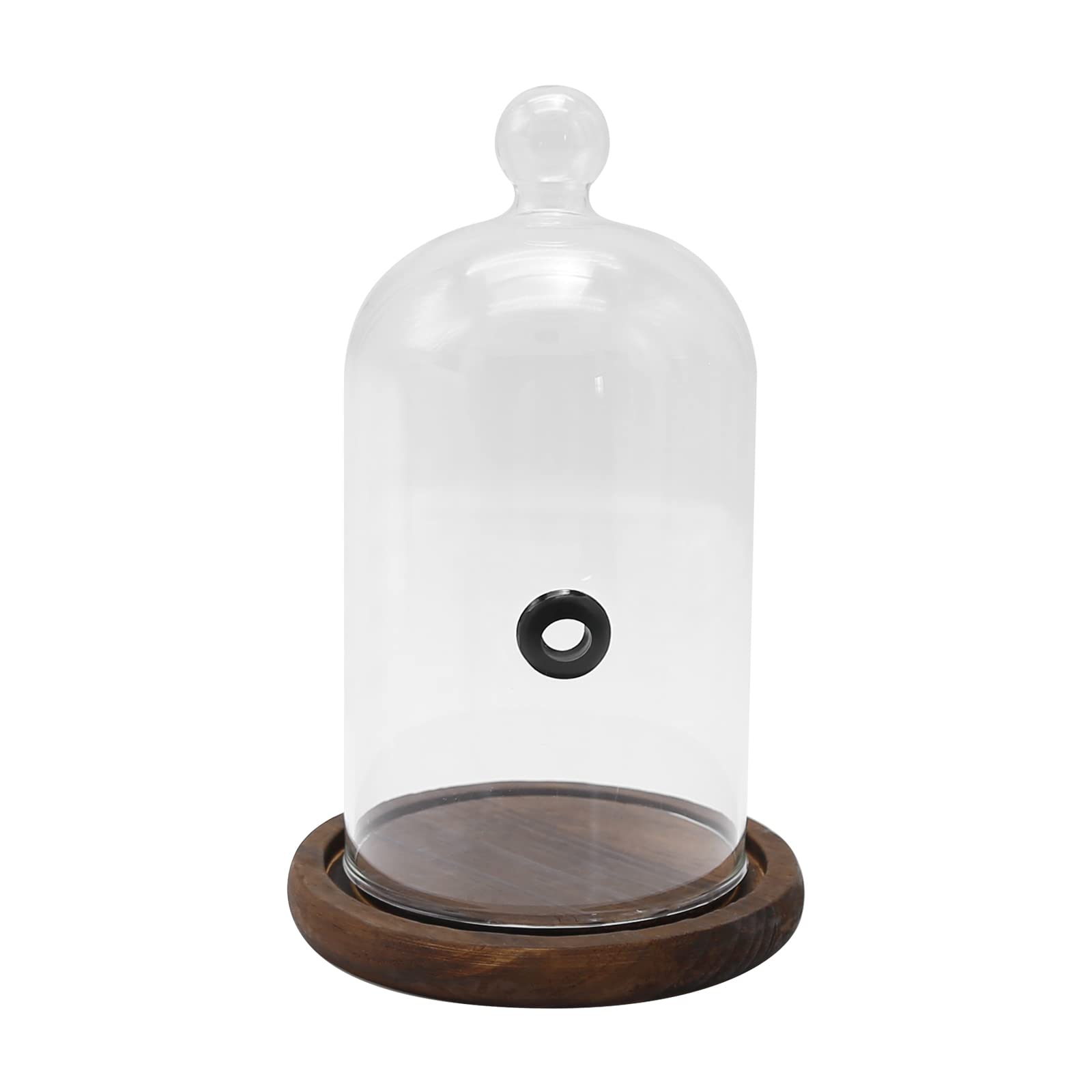 Amazon.com: MDEOOSKY Smoking Cloche with Wood Base, Cocktails Smoke ...
