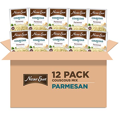 Near East Couscous Mix, Parmesan Cheese, 5.9oz Boxes (12 Pack) | Amazon ...