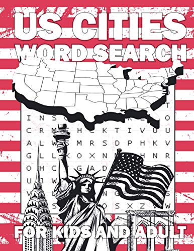Us Cities Word Search For Kids And Adult Word Search | Desertcart Ireland