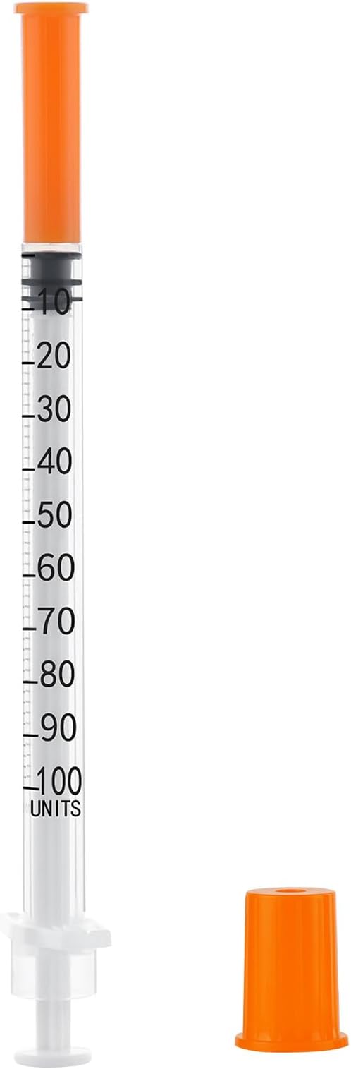 Amazon.com: 1ml Syringe with Needle, 20 Pack 1cc 27G 1/2Inch (13mm ...