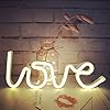 Neon Love Signs Light, LED Love Art Decorative Marquee Sign, Wall Decor ...