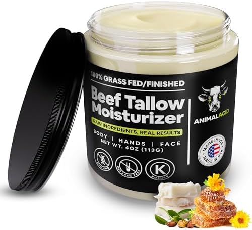 Amazon.com: LA PURE Beef Tallow for Skin, Grass-Fed Tallow Face Cream ...