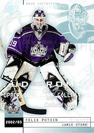(CI) Felix Potvin, Jamie Storr Hockey Card 2002-03 UD Mask Collection ...