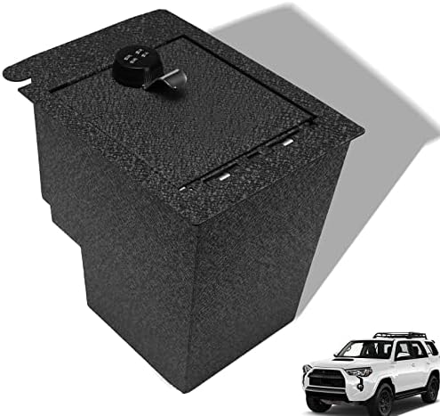 Amazon.com: Console Safe Gun Safe for Car, WASAI Premium In-vehicle ...