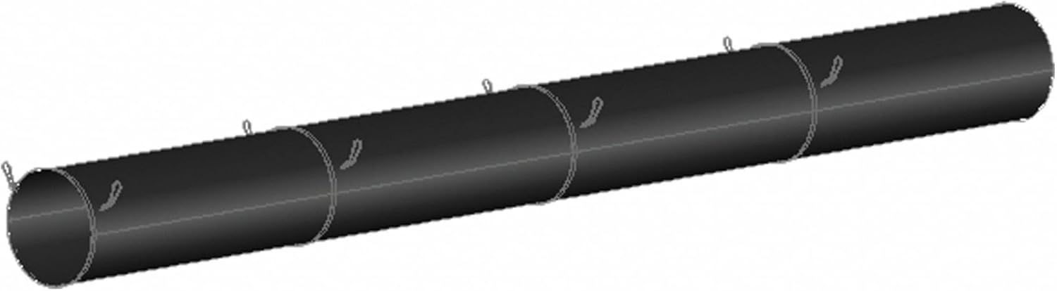 Amazon.com: Fabric Duct: For 36 in Duct Dia, 5 ft Overall Lgth, Fabric ...