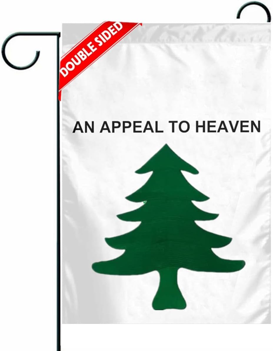 Amazon.com : JOLCAHEU Double Sided Appeal To Heaven Garden Flag ...