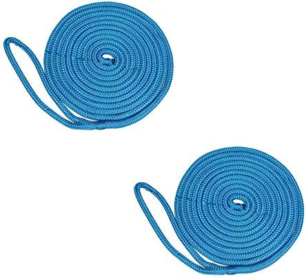 SGT KNOTS Double Braid Nylon Dockline - Long Lasting Marine Ropes for ...