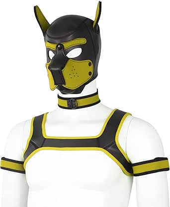 Amazon.co.jp: BaronHong Neoprene Dog Full Face Head Mask Kit, Novelty ...