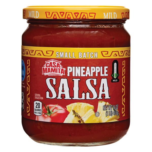 Amazon.com: Casa Mamita Pineapple Salsa - 16 oz (454g)