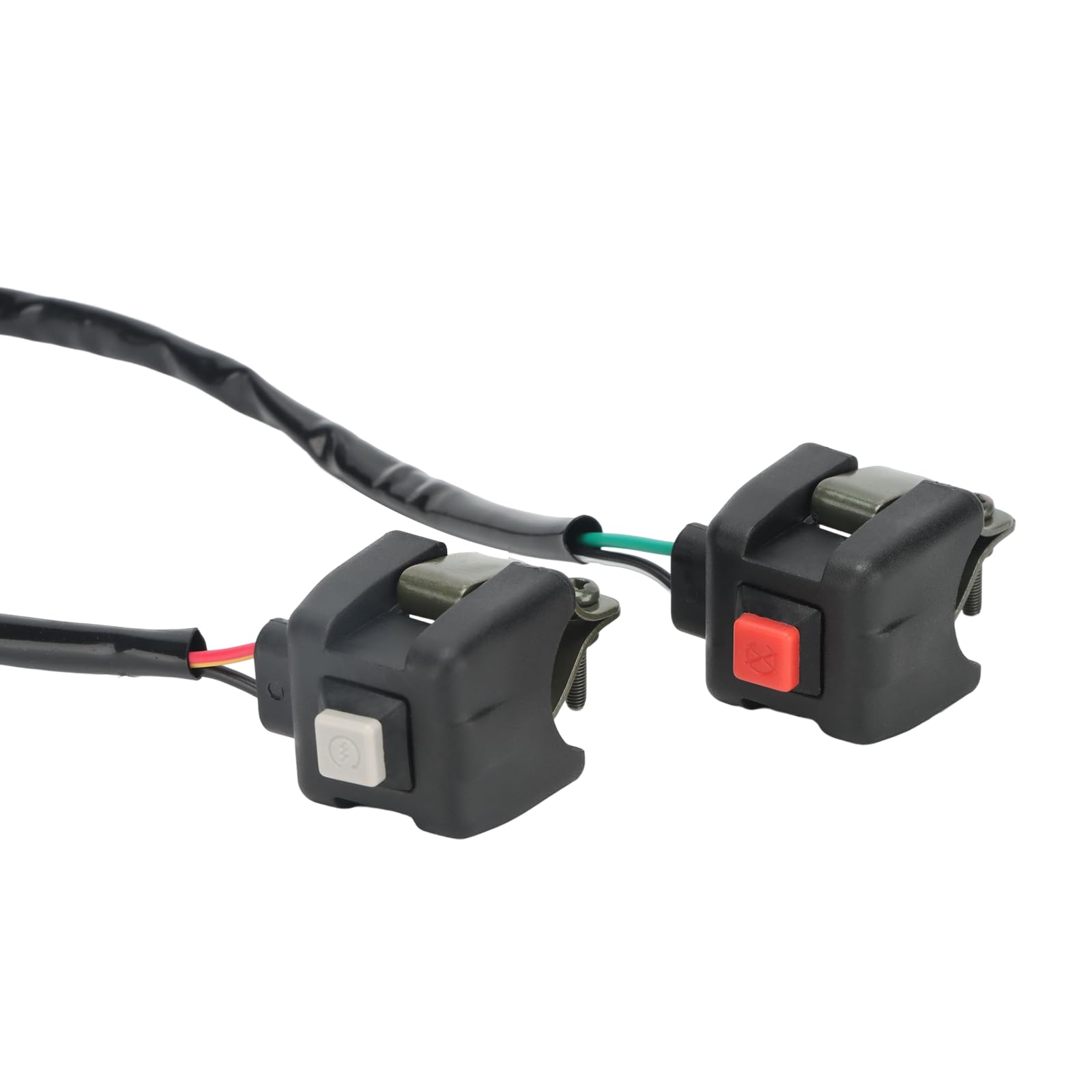 Amazon.com: NIBBI 2 Pieces Engine Start Kill Switch Motorcycle ...