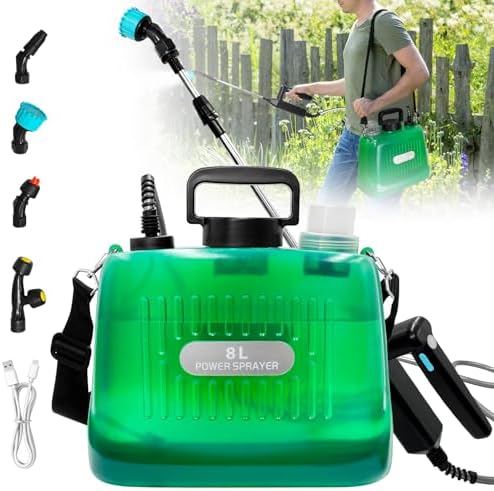 Amazon.com : 2 Gallon Weed Sprayer,Battery Powered Sprayer with 3 Mist ...