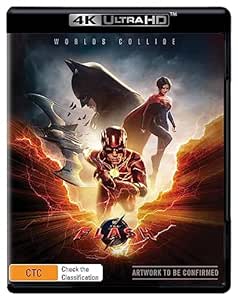 Amazon.com: The Flash (2023) BD 4K UHD : Ezra Miller, Michael Shannon, Michael Keaton, Sasha ...
