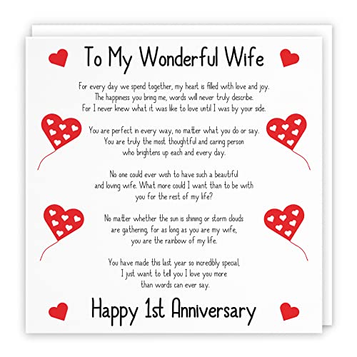 1st-wedding-anniversary-card-messages-for-wife-for-sale-picclick-uk