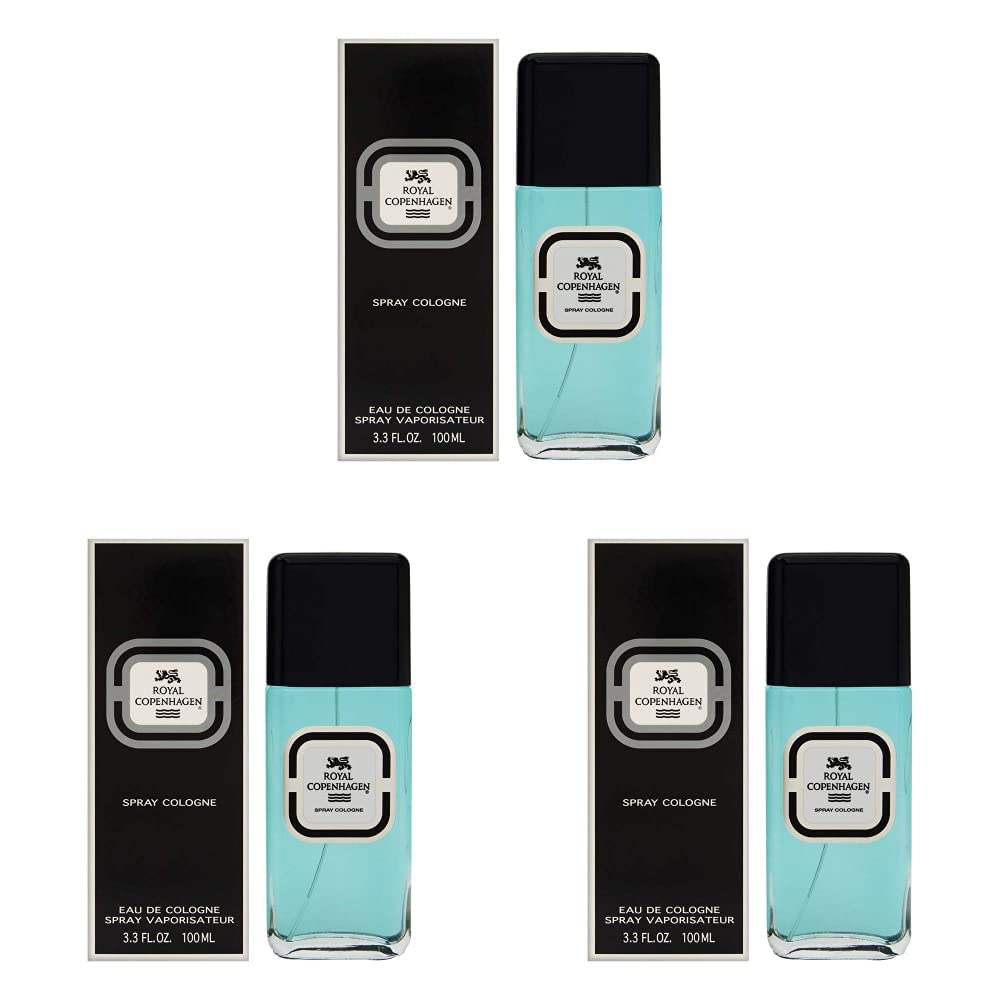 Amazon.com : Royal Copenhagen Musk For Men. Cologne Spray 3.4 Oz (Pack ...