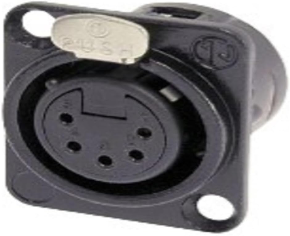 Amazon.com: Neutrik NC5FD-L-B-1 5 Pin DMX Female XLR Lighting Jack ...