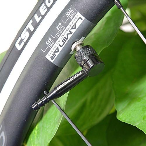 Fouriers 90 Degrees Convert to Presta Valve CNC Floor Pump Disc Wheel ...