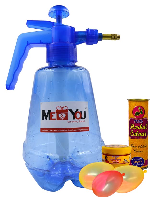 Buy ME & YOU Holi Combo | Herbal Water Color, Water Pump Pichkari ...