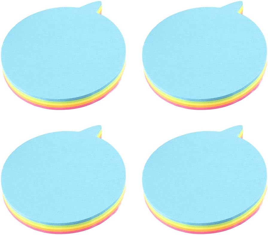 Amazon.com : Bubble Shape Sticky Notes Super Sticky Notes Pack of 4 ...