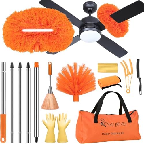 Amazon.com: Cobweb Duster with Extension Pole,Cleaner Outdoor 110 ...