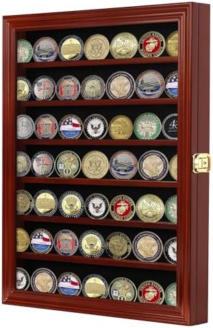 Collectible Shadow Box ULTRGEE Challenge Coin Display Case - Wall Mount ...