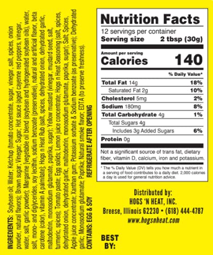 Hogs N Heat Salsa multiusos para hamburguesas y freír – 16 oz – Yaxa ...