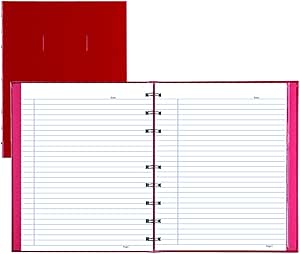 Blueline NotePro Notebook 9.25x7.25-Inch 192 Pages, Red (A9C.83 ...