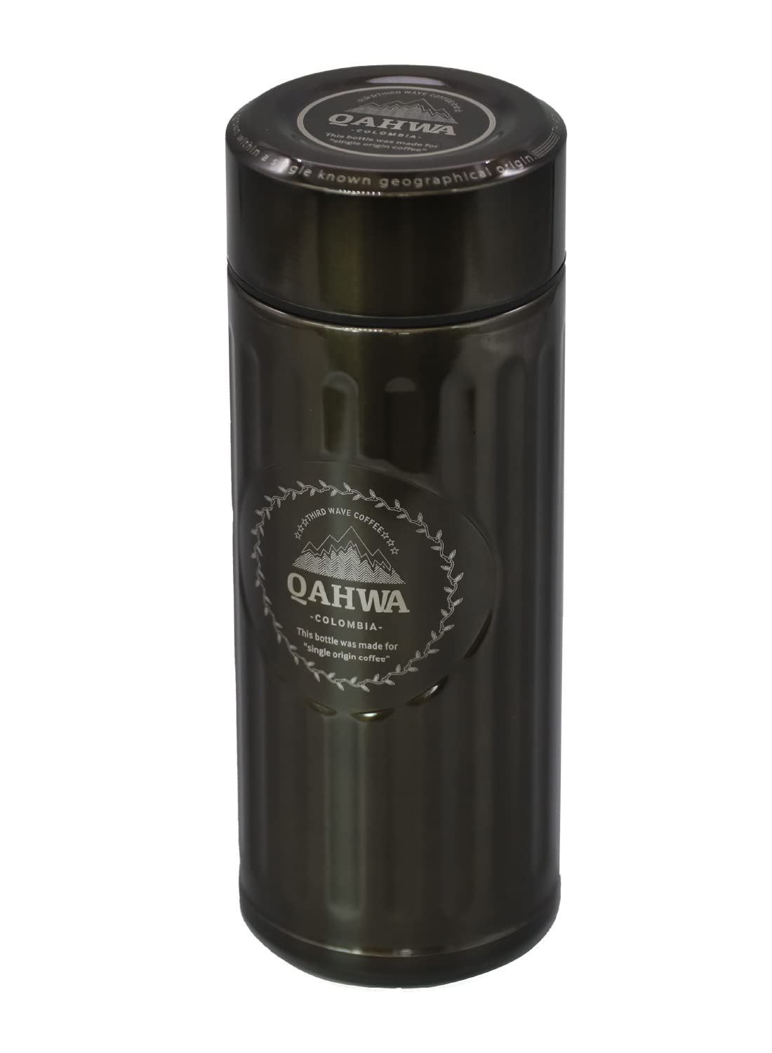 Amazon.co.jp: シービージャパン(CB JAPAN) QAHWA(カフア) 珈琲専用ボトル 420ml ブラウン 直飲み 真空断熱2層構造 内面テフロン加工 コーヒーの味と香りを ...