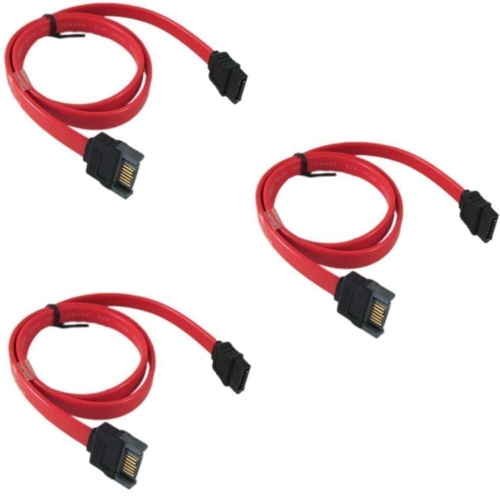 Fidelish® Long 7 pin SATA Male to Female Extension Cable (50 Cm,Red) (Pack of 3) : Amazon.in ...