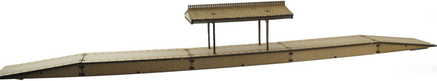 OO/HO Gauge Long Platform & Canopy with On/Off Ramps by WWS – Model ...