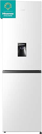 Hisense RB327N4WWE 55cm Freestanding 50/50 Fridge Freezer - 251 litre ...