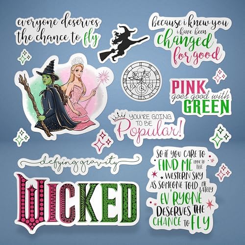 Amazon.com: Wicked Stickers – 23-Piece Waterproof Vinyl Decal Pack with ...