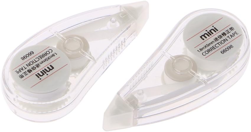 2Pcs Cute Correction Tape Roller White Out Eraser School Office ...