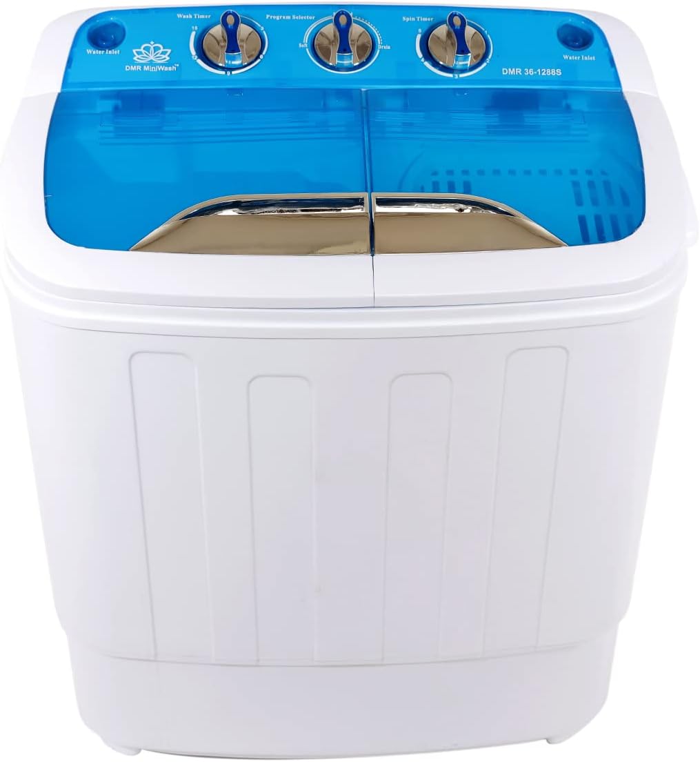 DMR Mini Twin Tub Portable Semi Automatic Washing Machine 3.6 kg - DMR ...