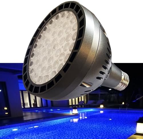 Amazon.com: Blue Pool Led Light Bulb for Inground Pool 120V 40W ...