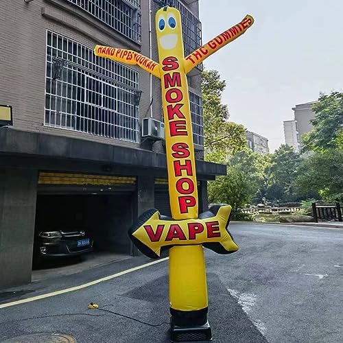 Amazon.com: 20ft Tall Smoke Shop VAPE Inflatable Tube Man Dancer with ...