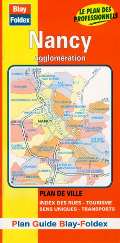 Plan de ville : Nancy (avec un index) : Blay Foldex: Amazon.es: Libros