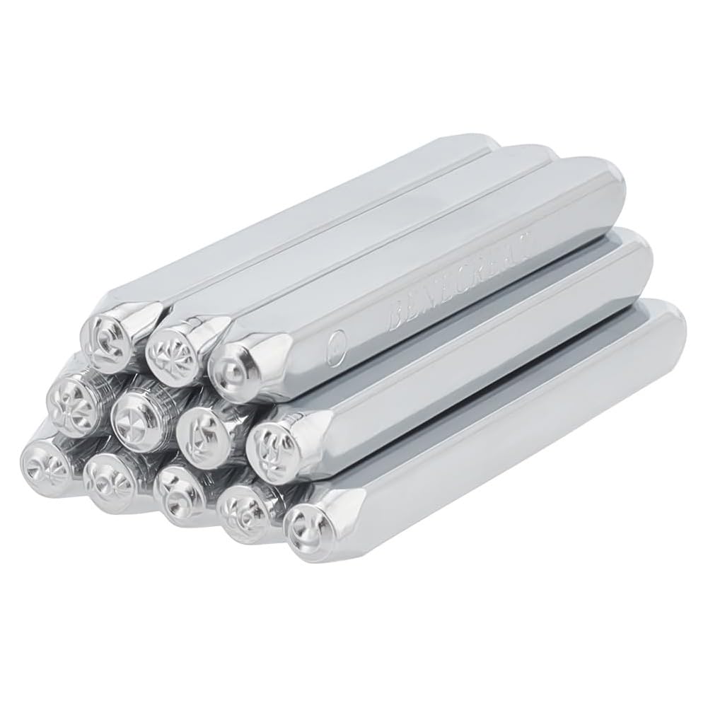Amazon.com: BENECREAT 12pcs 3mm Metal Stamp Punch, Sign Pattern Design ...
